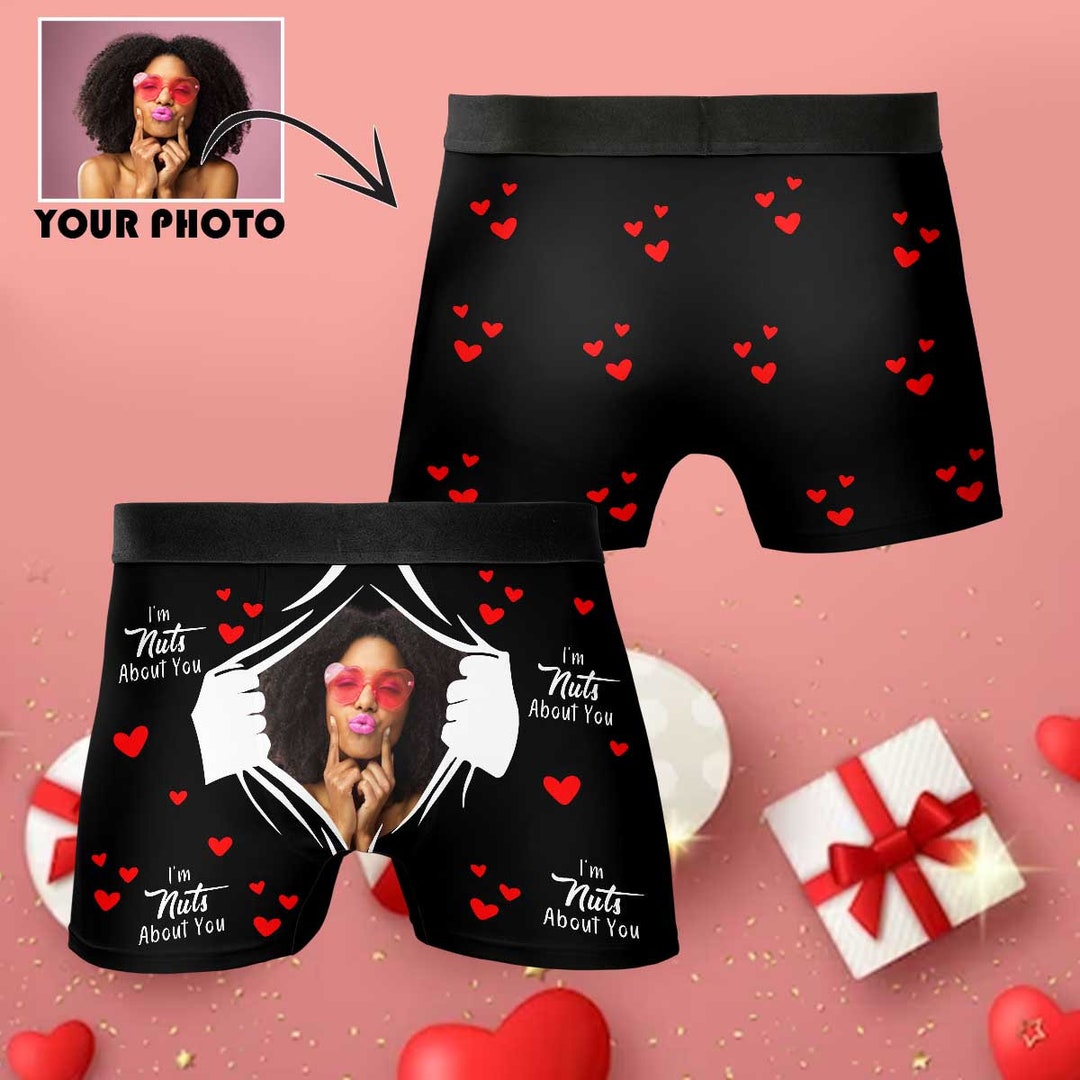 Personalized Boxers Briefs With Photo,custom Underwear With Face,face ...