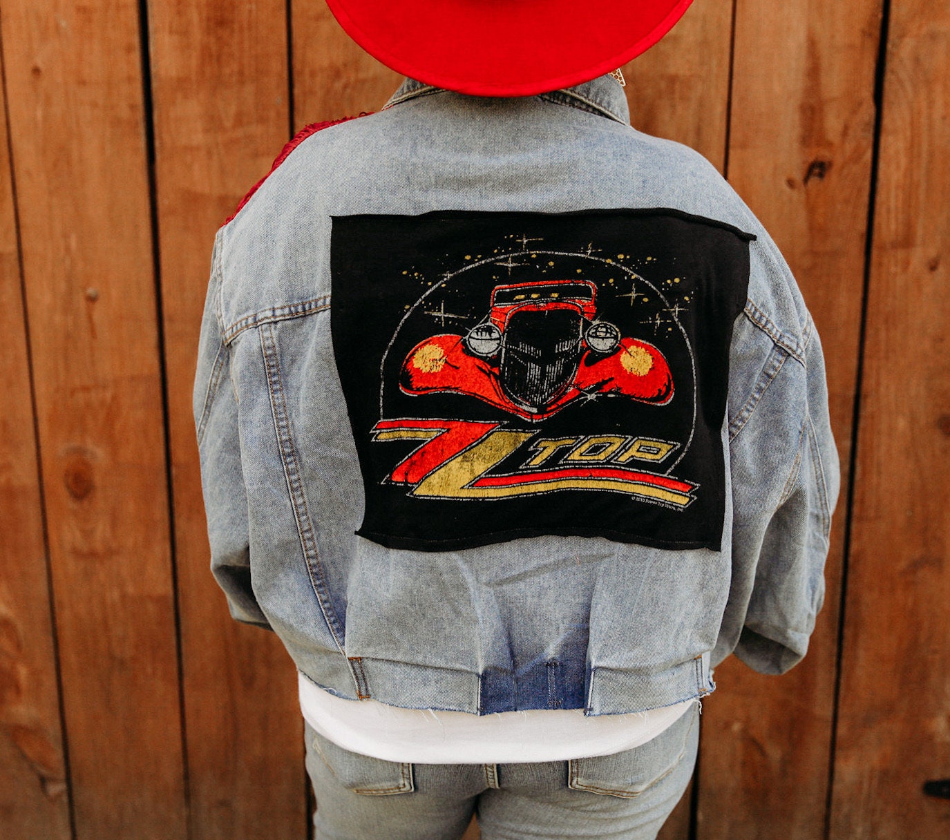 Upcycled Rock and Roll Inspired Plus Size Denim Jacket Only One ...