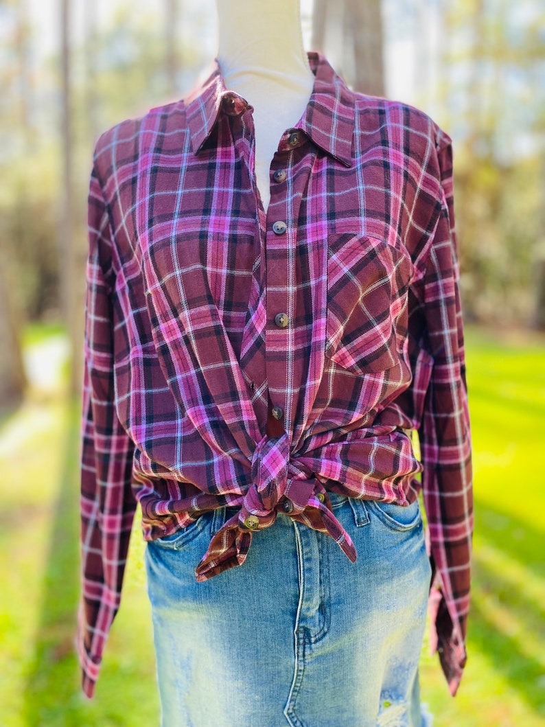 Upcycled Billy Joel Inspired Flannel Only One Available - Etsy