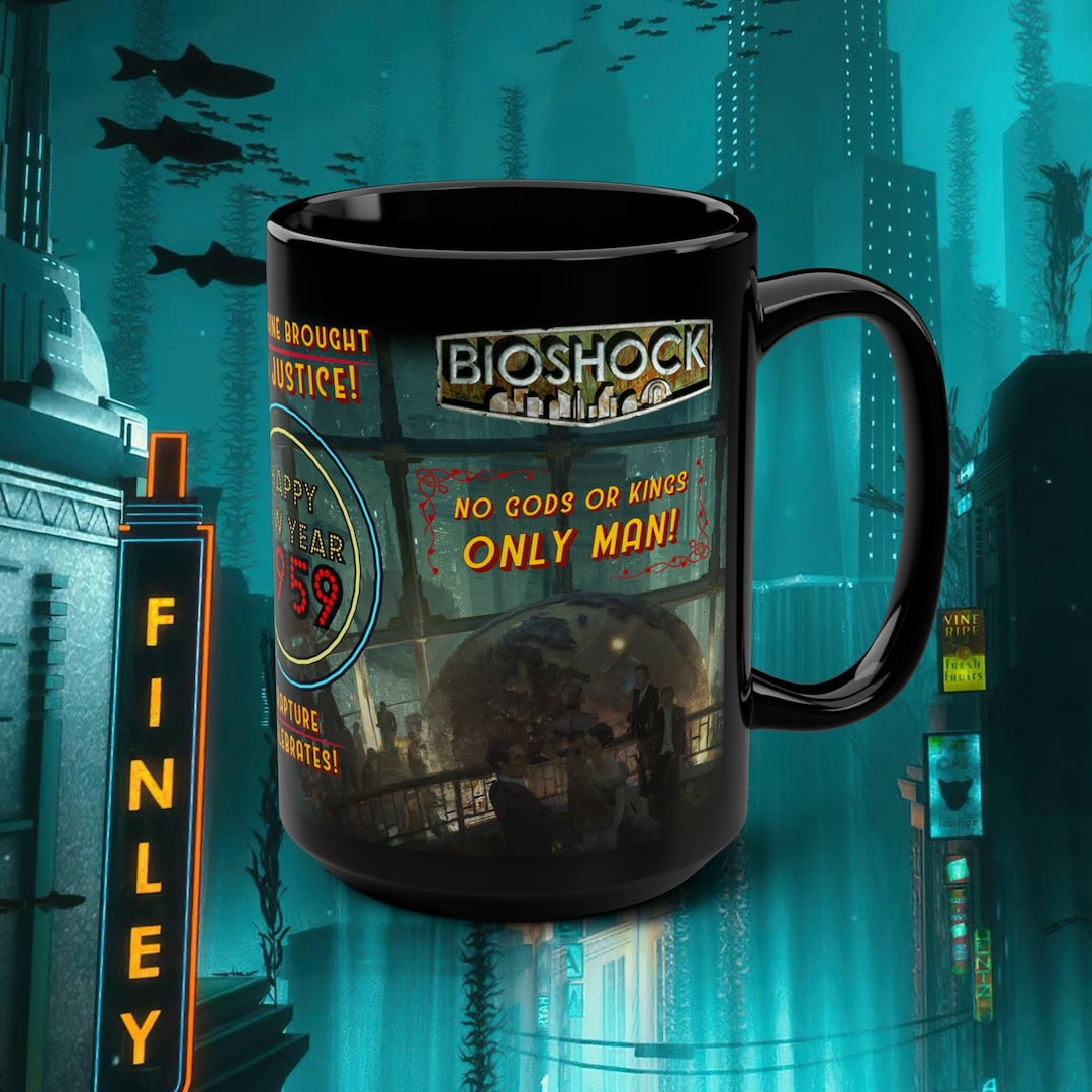 15oz Black Mug for Gamer Desk Decor for Shelf Gamer Gift for Her Gaming ...