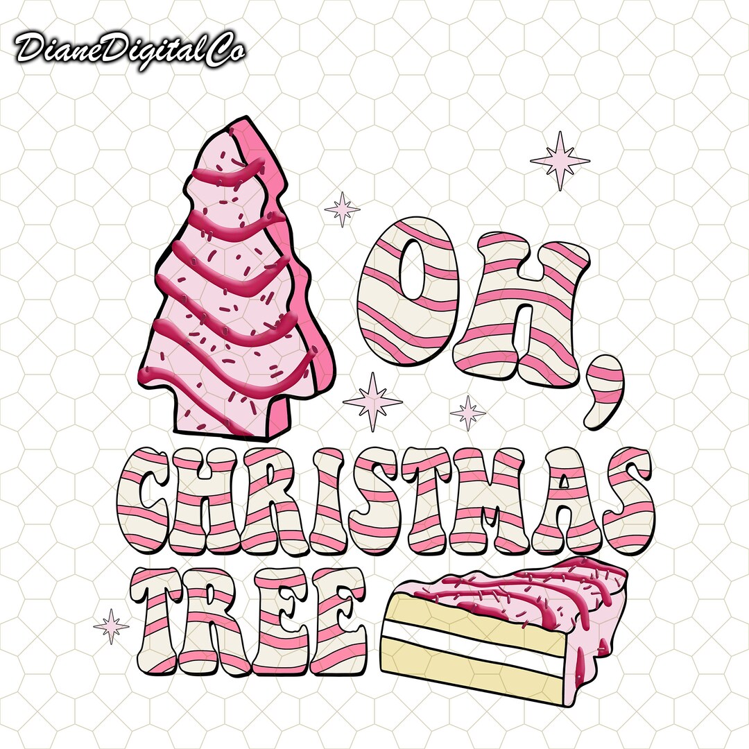 Oh Christmas Tree PNG Christmas Tree Cakes Design - Etsy Canada