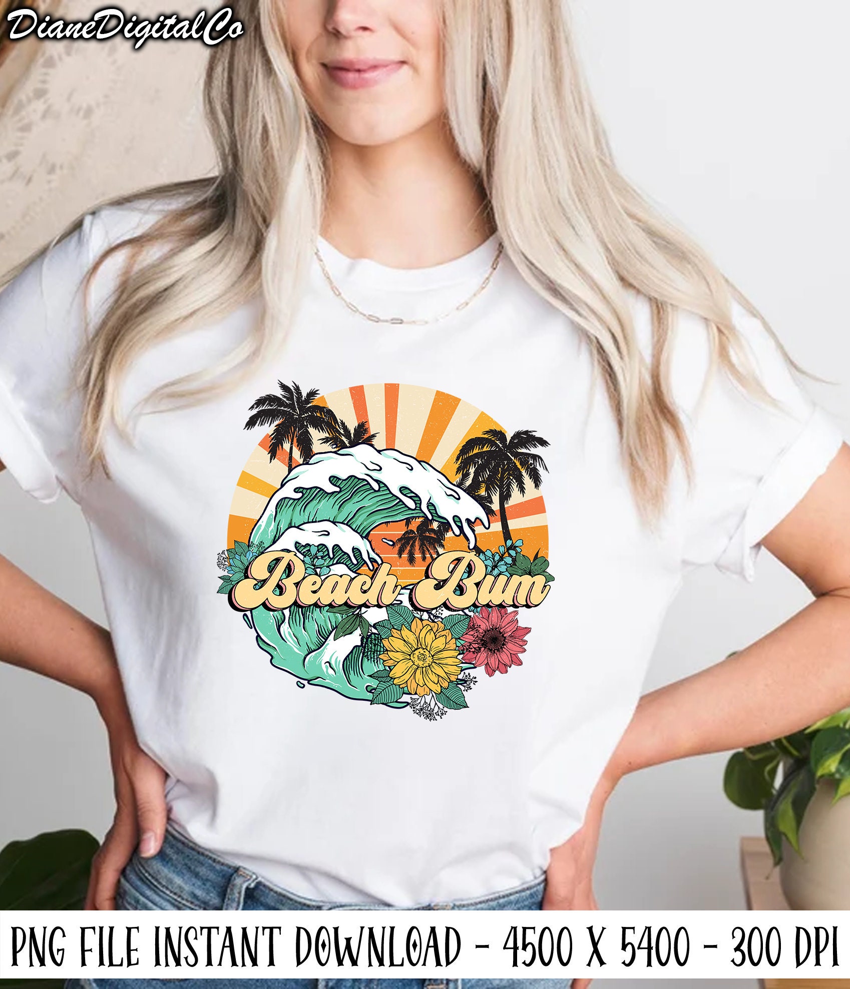 Beach Bum Png Summer Png Beach Life Png Summer Beach Png - Etsy France