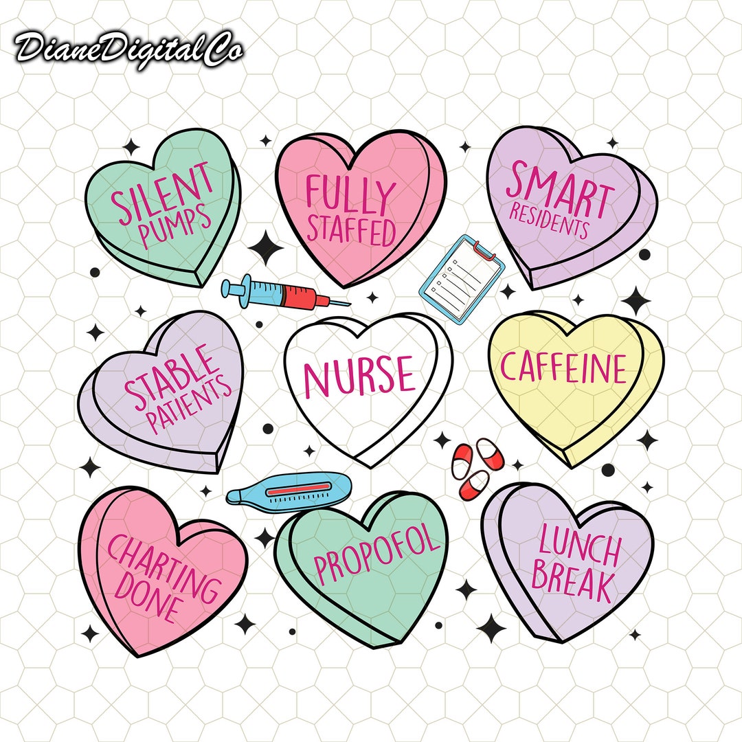 Nurse Valentines Day Png, Nurse Valentines Day Sweatpngs, Nurisng ...