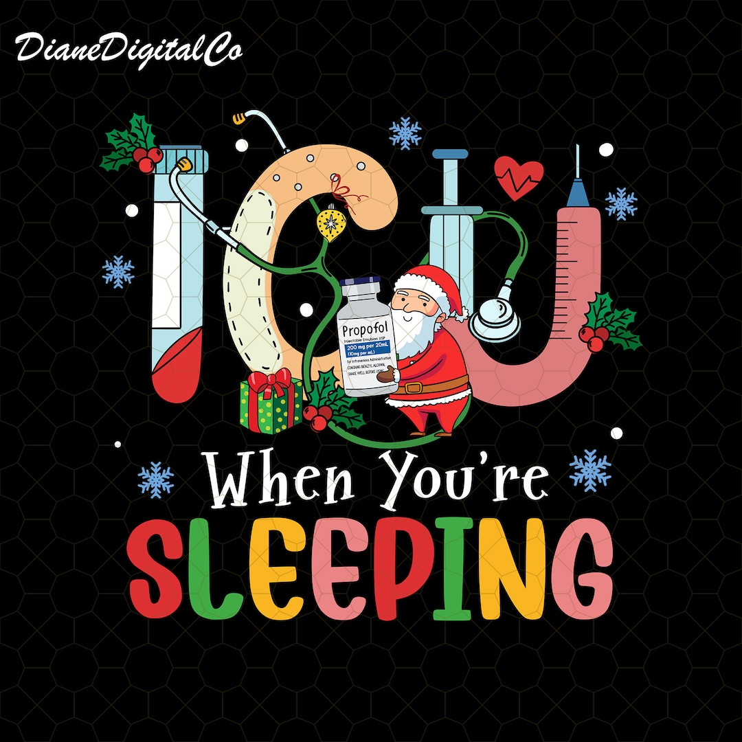 Christmas ICU Nurse Png, ICU Crew Funny Nicu Picu Nurse Tech Png ...