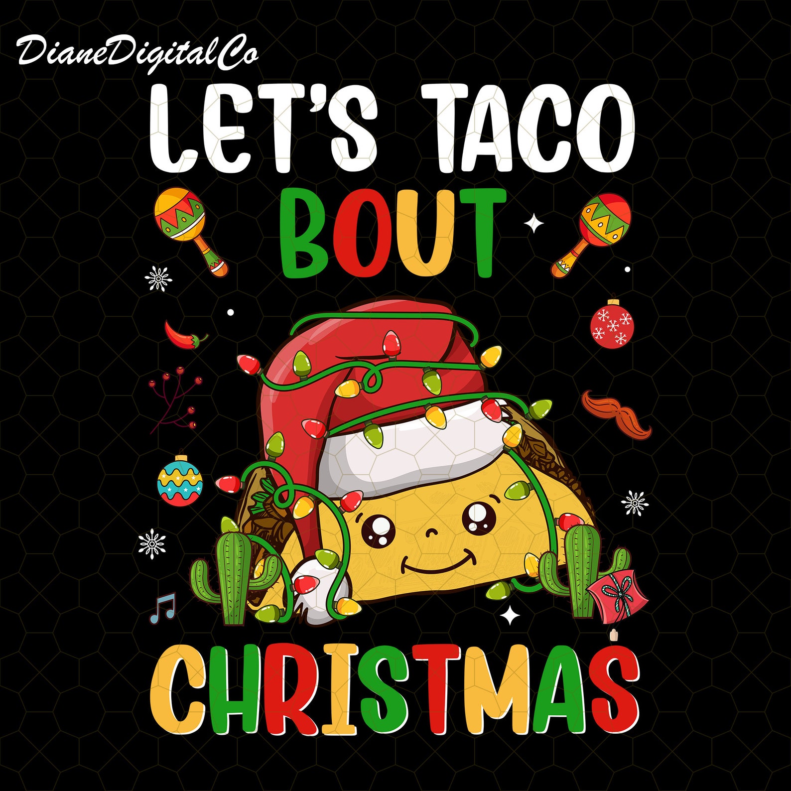 Let's Taco Bout Christmas Png Merry Taco Christmas Png - Etsy Canada