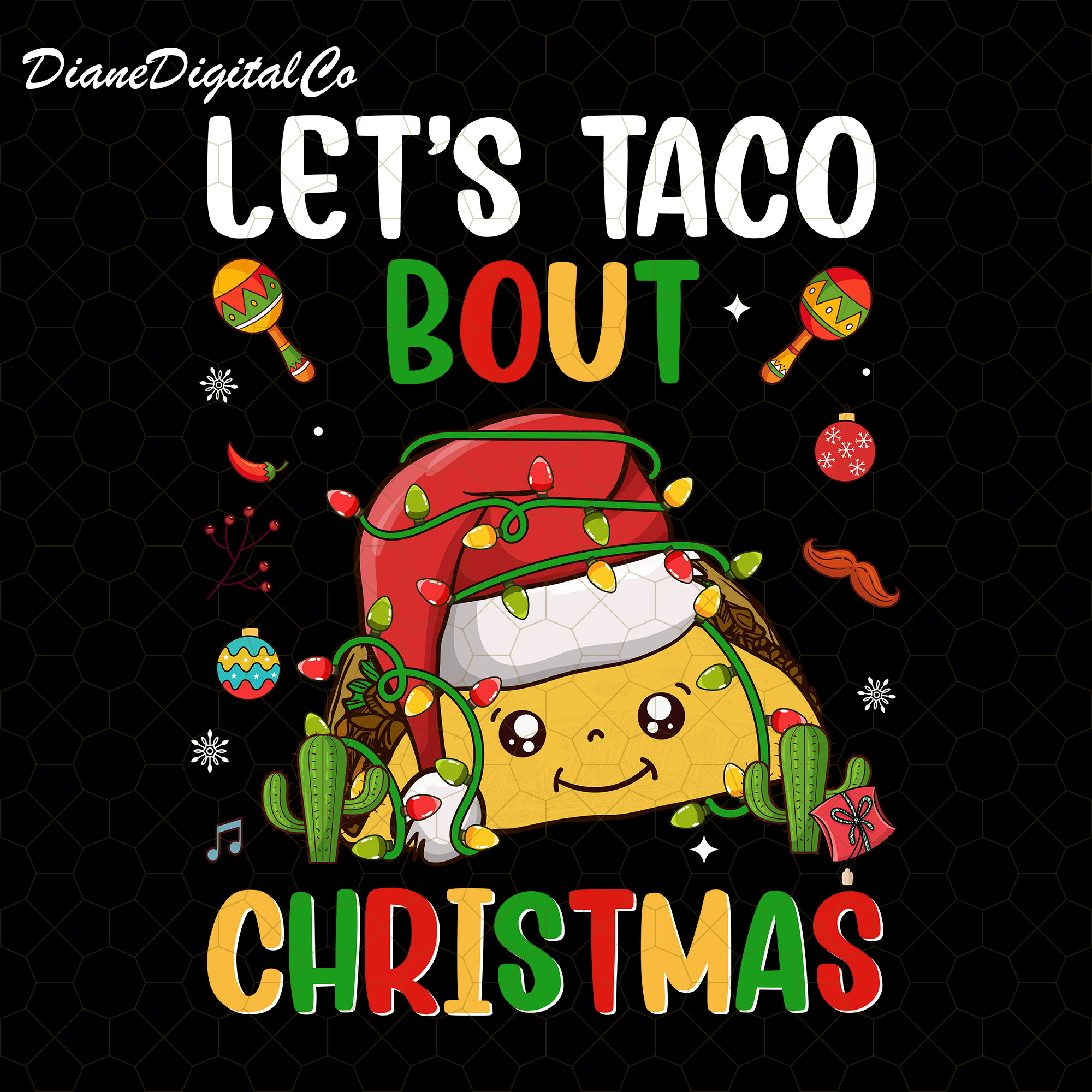 Let's Taco Bout Christmas Png Merry Taco Christmas Png - Etsy Canada
