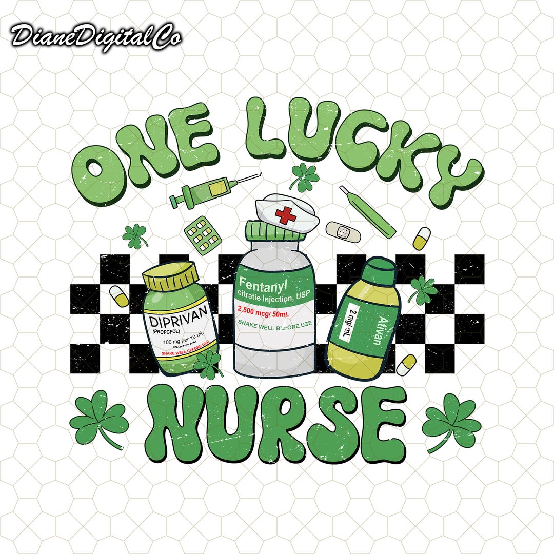 Nurse St Patricks Day One Lucky Nurse Png, Nurse St Patricks Day Png ...