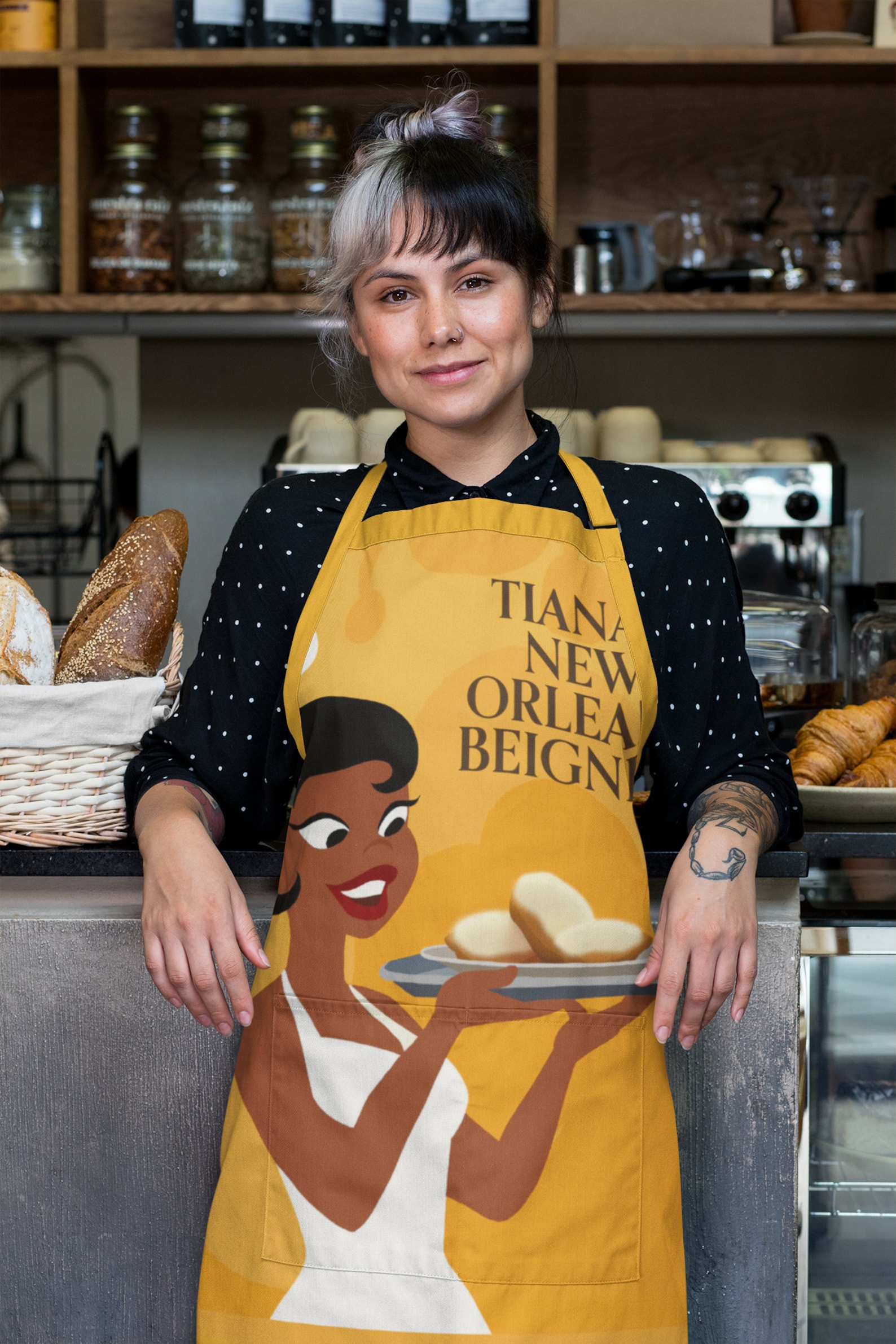 Tiana Disney Princes Cooking Apron Kitchen Wear Princess - Etsy