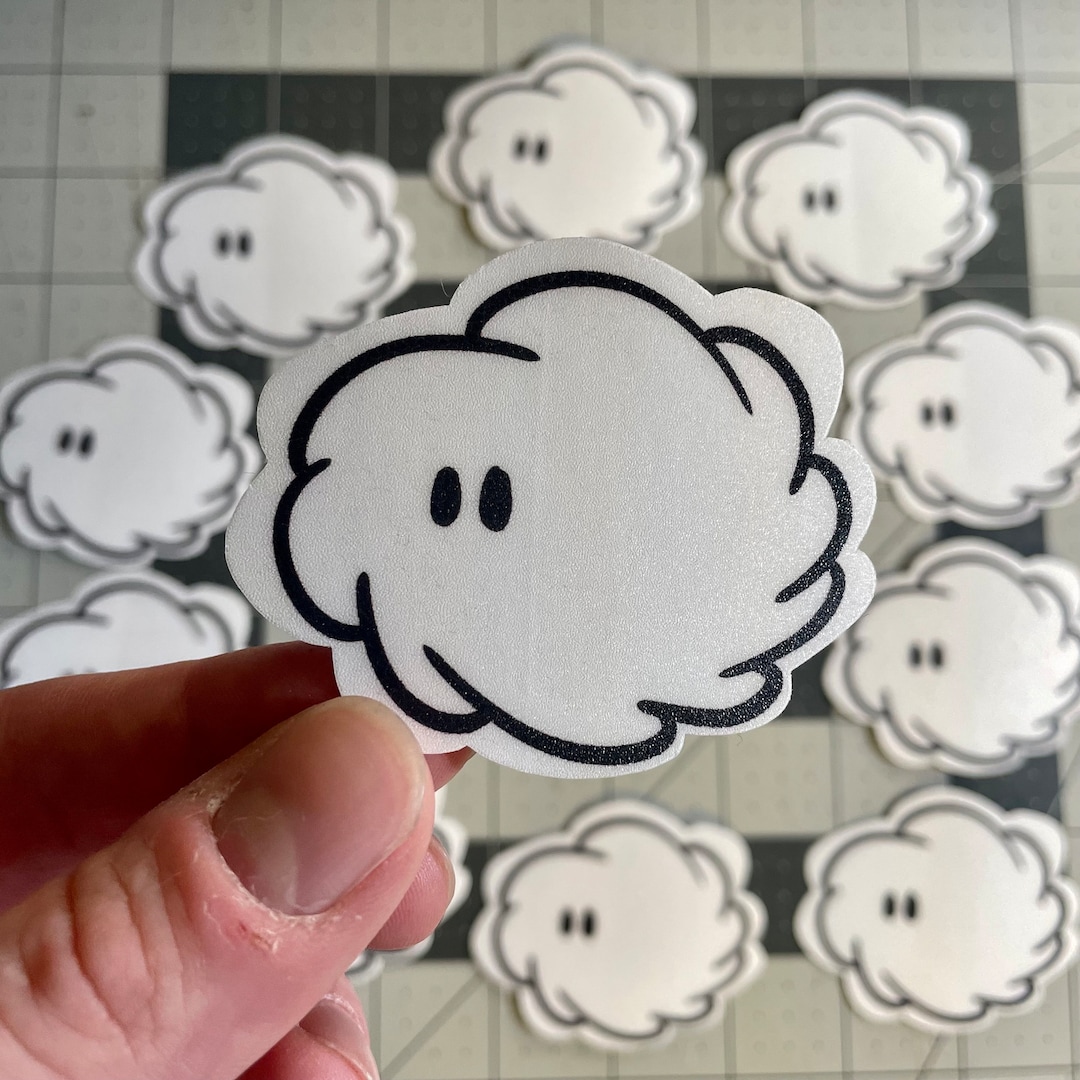 Cute Cloud Sticker Handmade by Tixe Industries Water and Weather ...