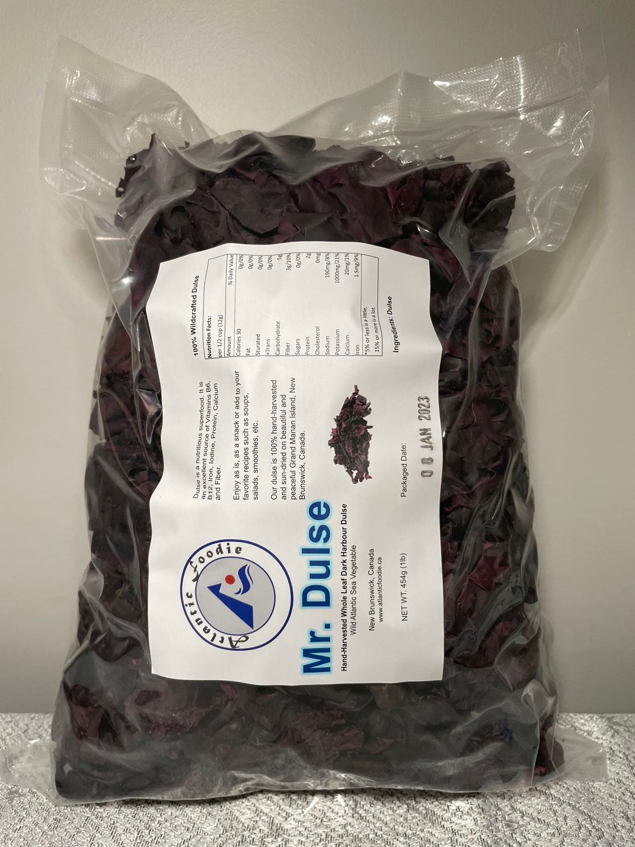 Mr. DULSE Wild-harvested Whole Leaf Dark Harbour Dulse 454g - Etsy ...