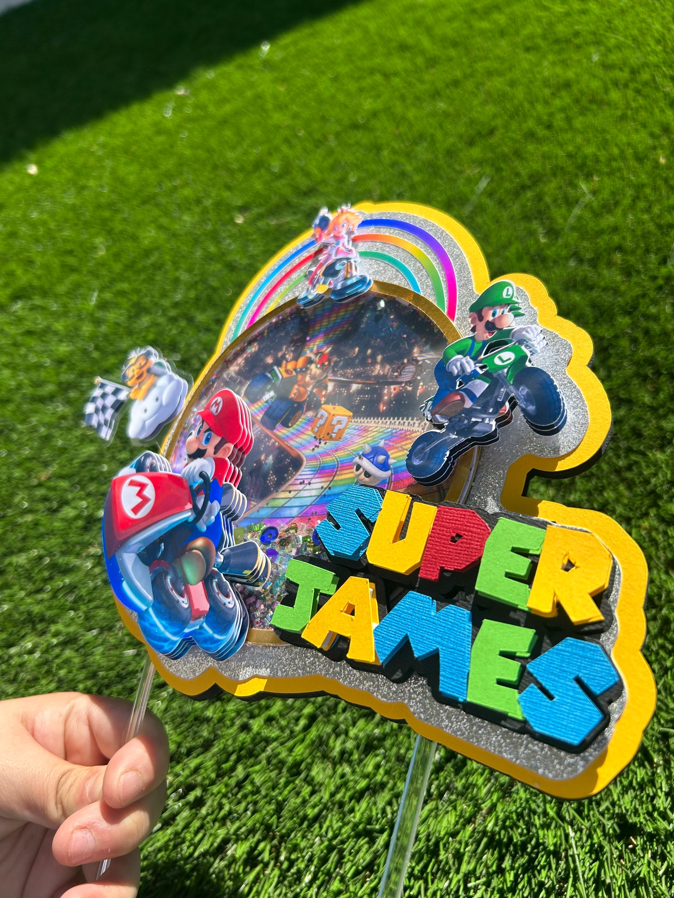 Super Mario Bros Cake Topper - Etsy