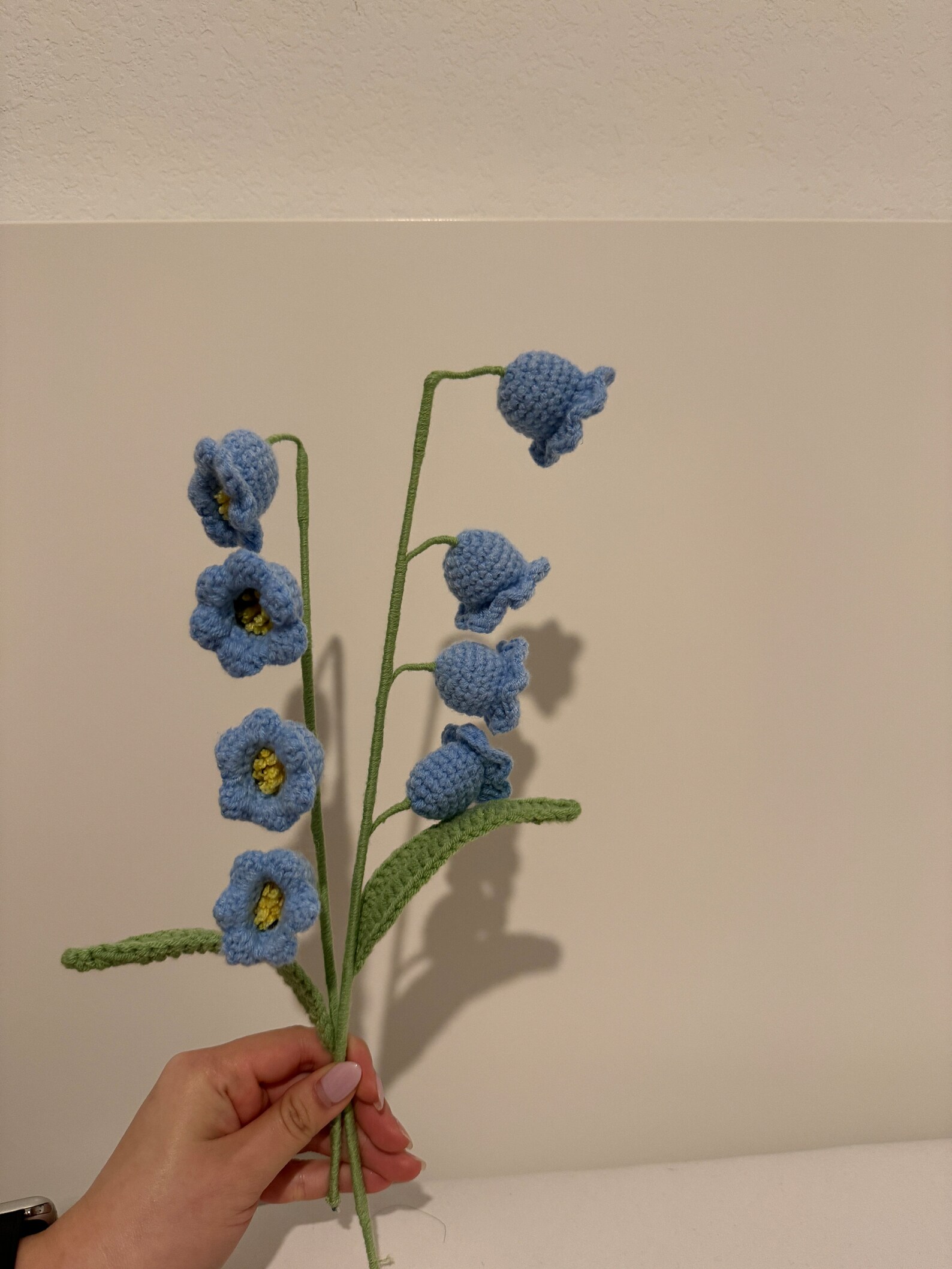 Blue Lily of the Valley Crochet Flowers | Perfect Mother's Day Gift ...