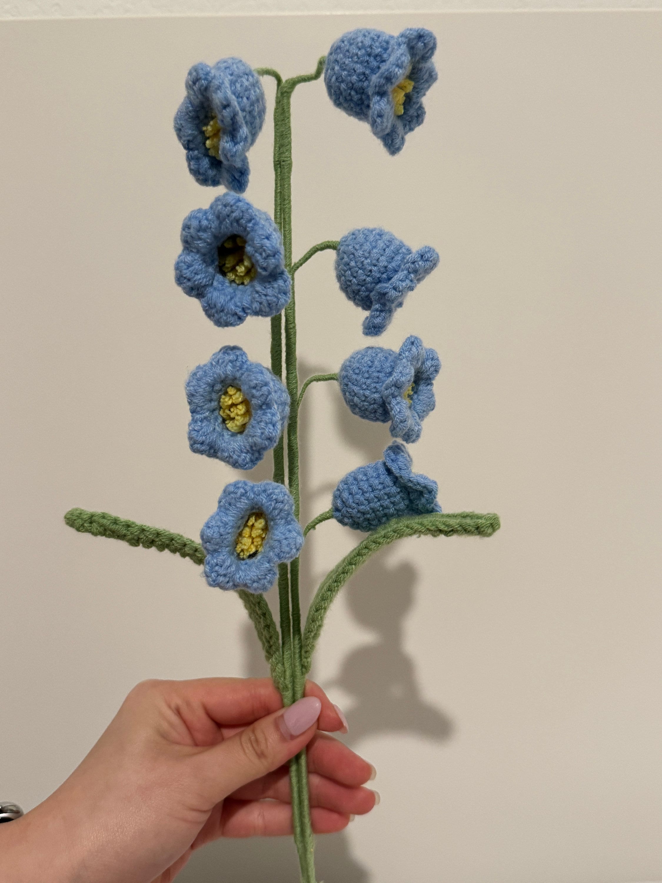 Blue Lily of the Valley Crochet Flowers | Perfect Mother's Day Gift ...