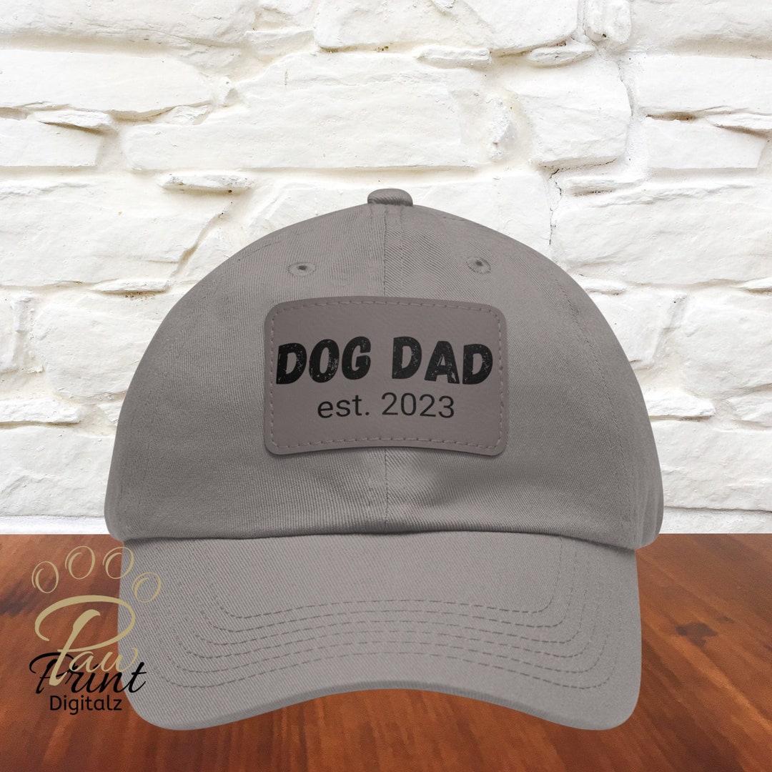 Dog Dad Hat Gift Established 2024 Personalized Year Dad Hat Father's ...