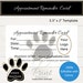 Pet Grooming Appointment Reminder Cards Grooming Loyalty Card Grooming ...