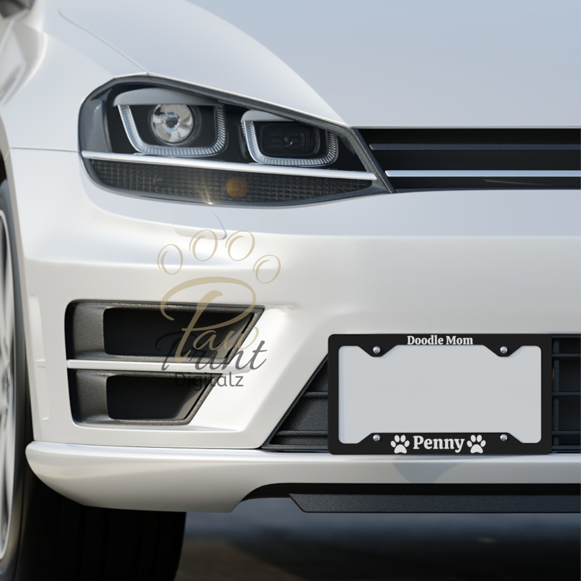 Personalized Doodle Mom License Plate Frame, Custom Doodle Mom License ...