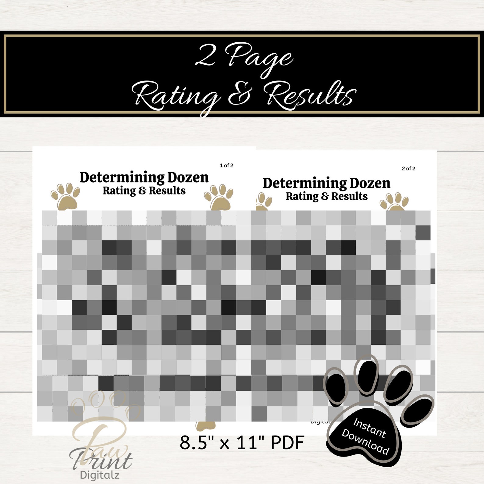 Puppy Temperament Testing Kit, Complete Temperament Test Bundle for ...