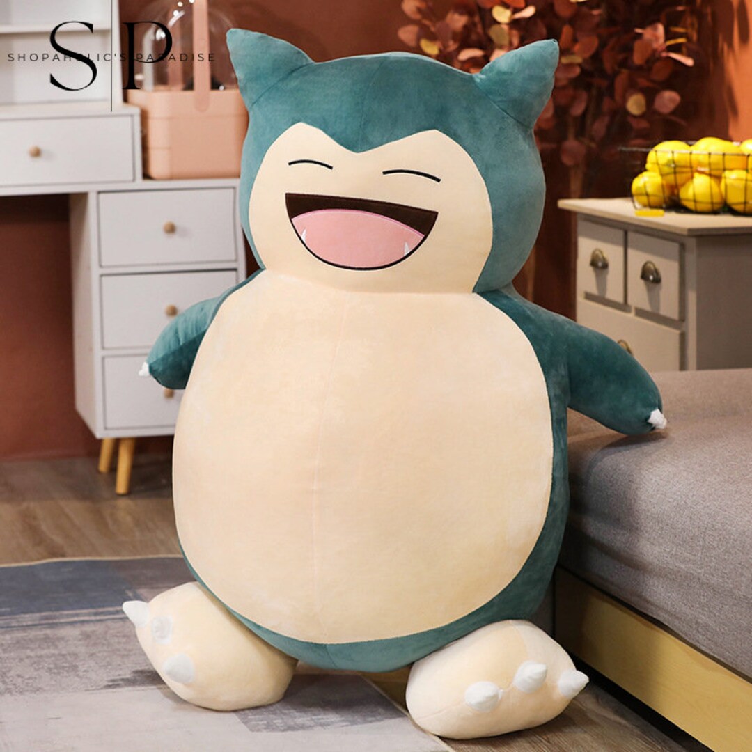 Pokemon Snorlax Large Plush Toy Soft Stuffed Animal Doll - Etsy