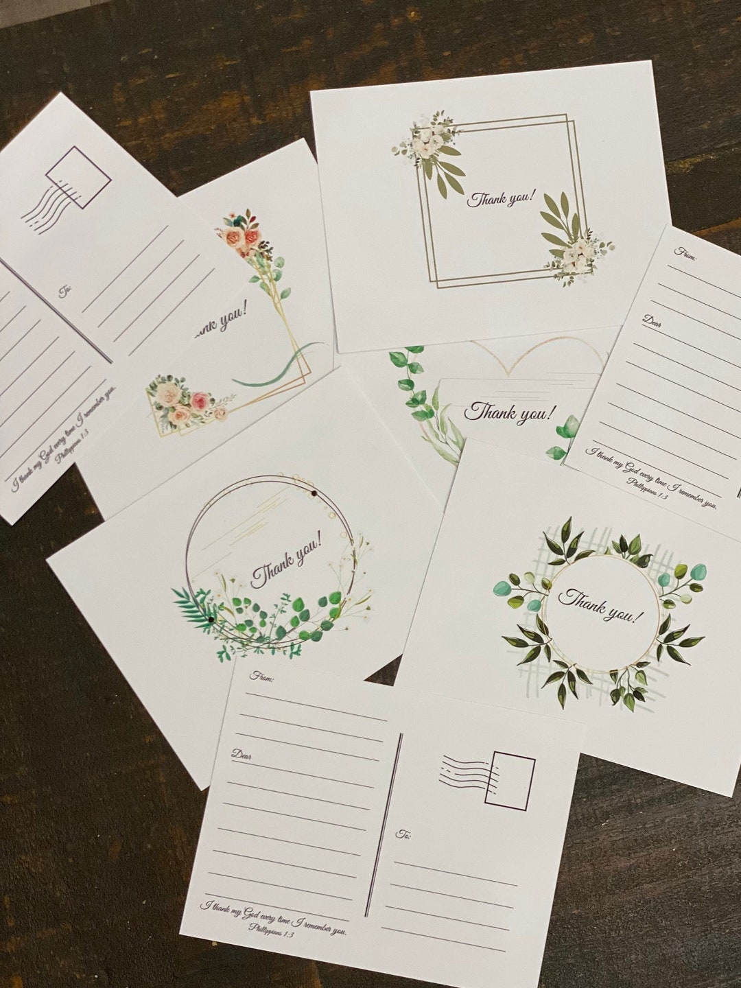 Thank You Notes to Friends Appreciation Postcards for Coworkers ...