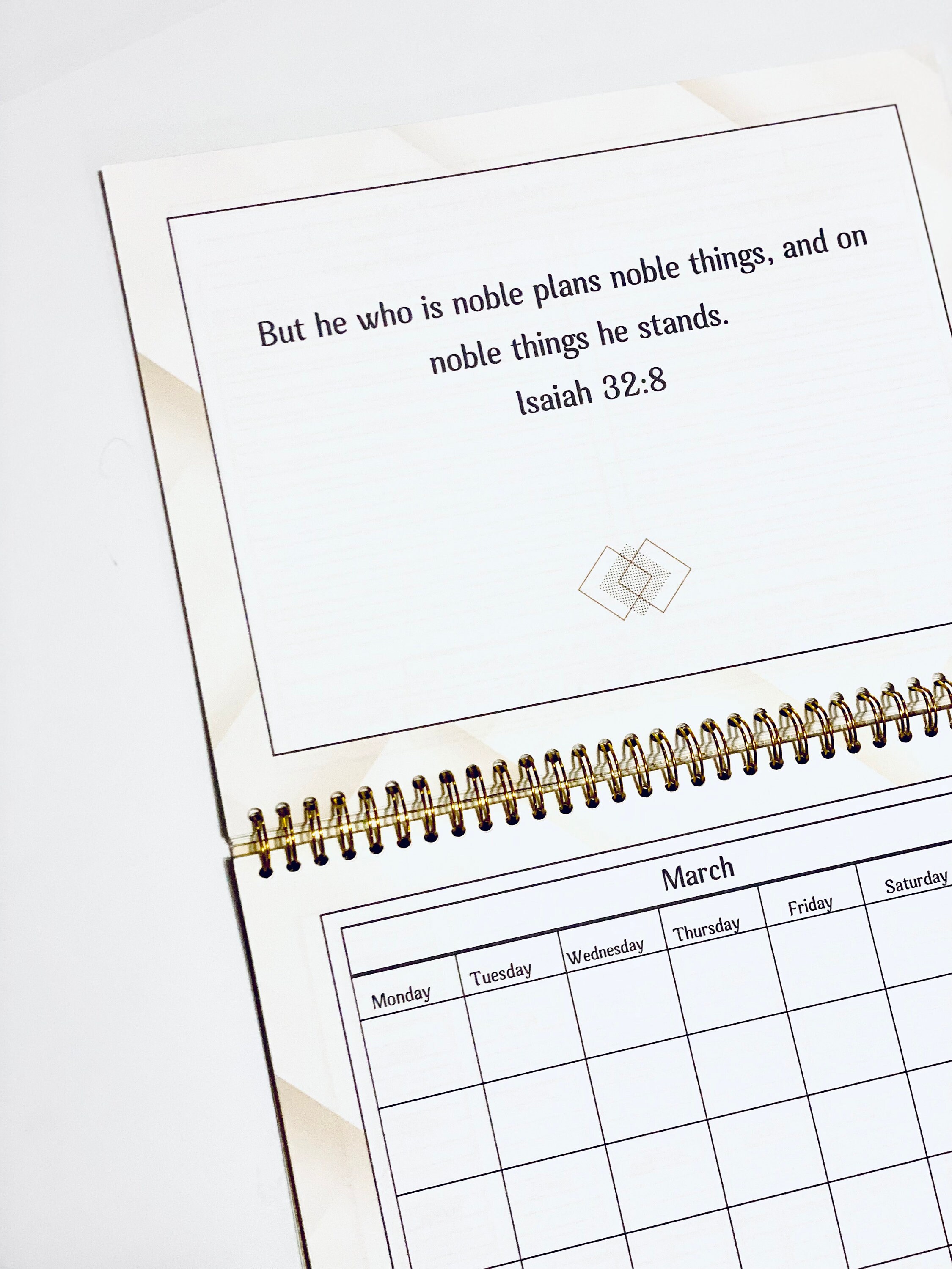 Personalized Yearly Planner for Spiritual Growth Religious Schedule for ...