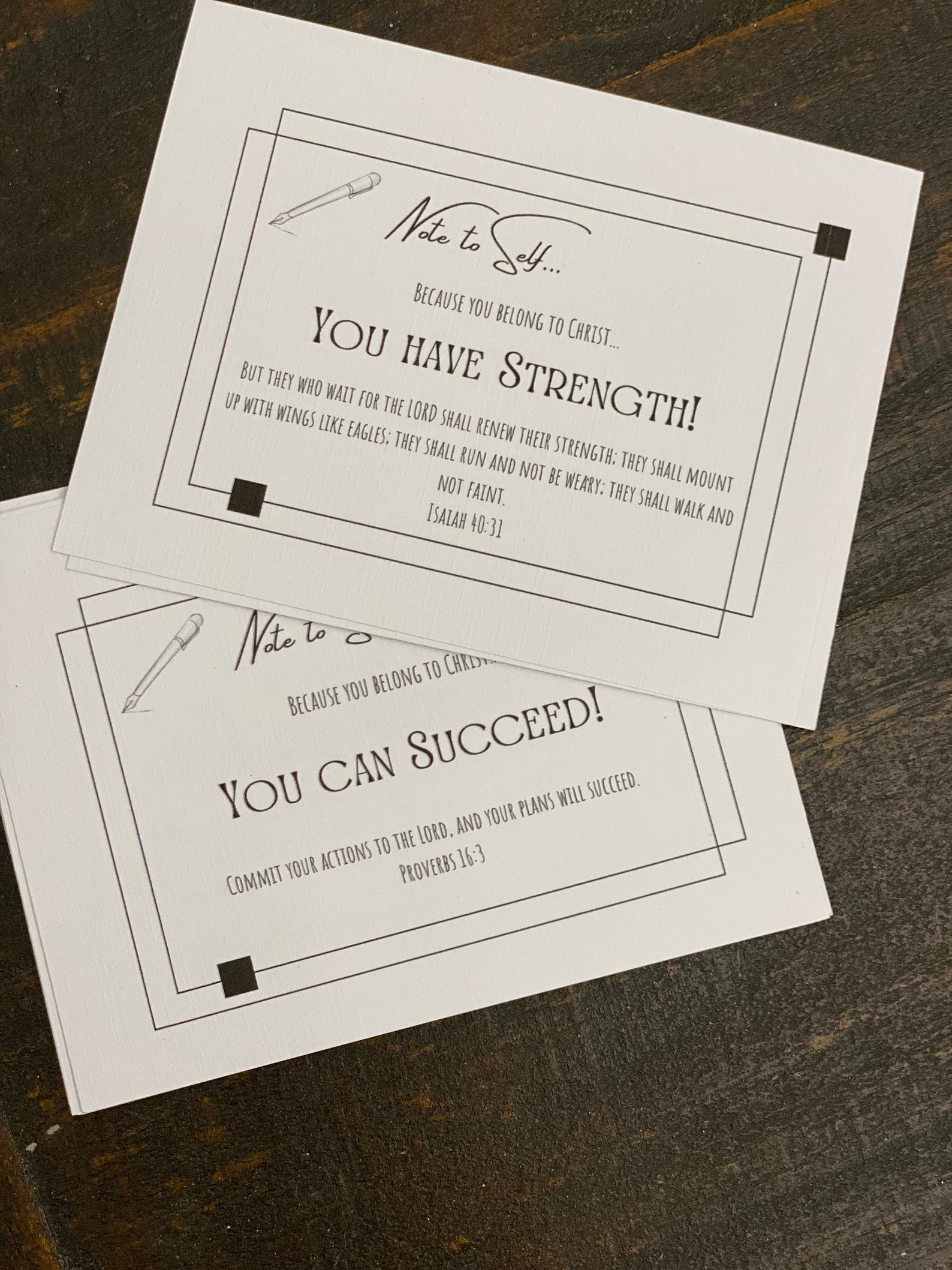 Scripture Cards Christian Gift Self Care Inspirational Cards Daily ...