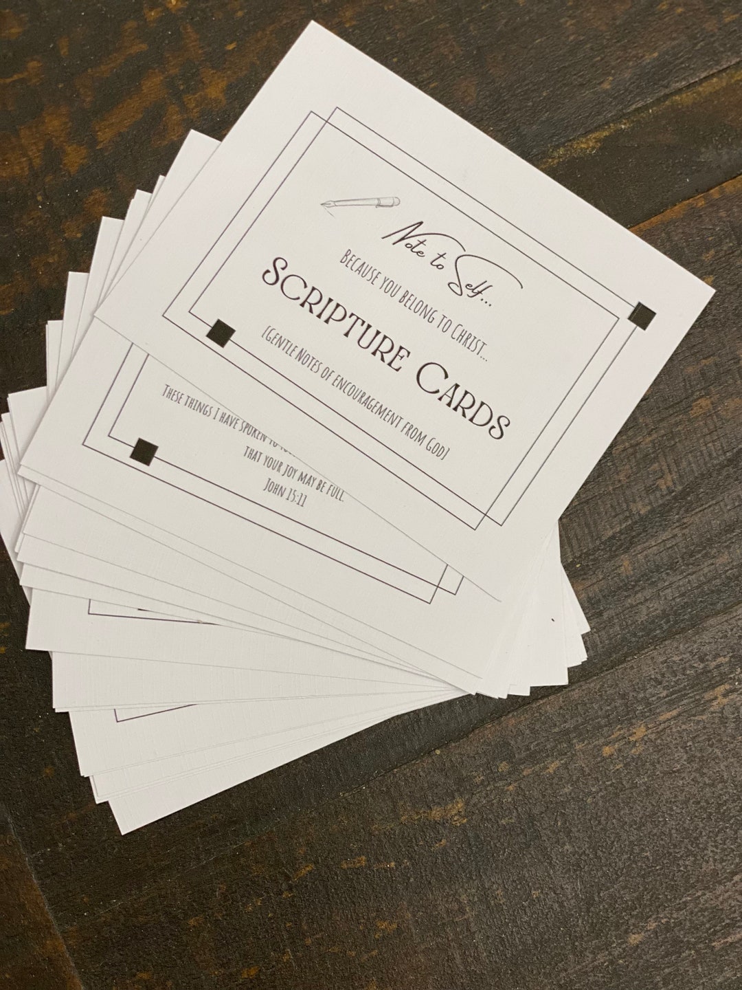 Scripture Cards Christian Gift Self Care Inspirational Cards Daily ...