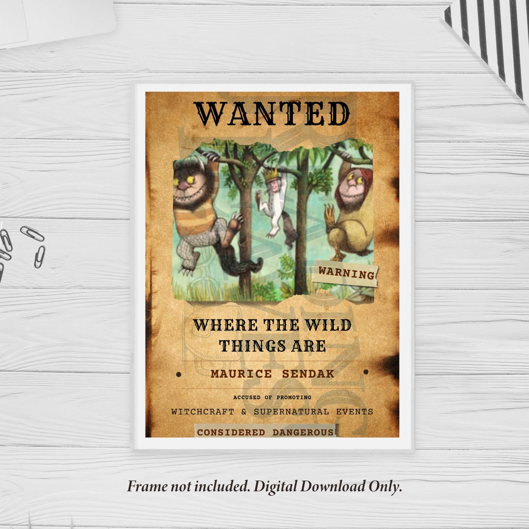 The Lorax by Dr. Seuss Wanted Poster PDF & PNG - Etsy