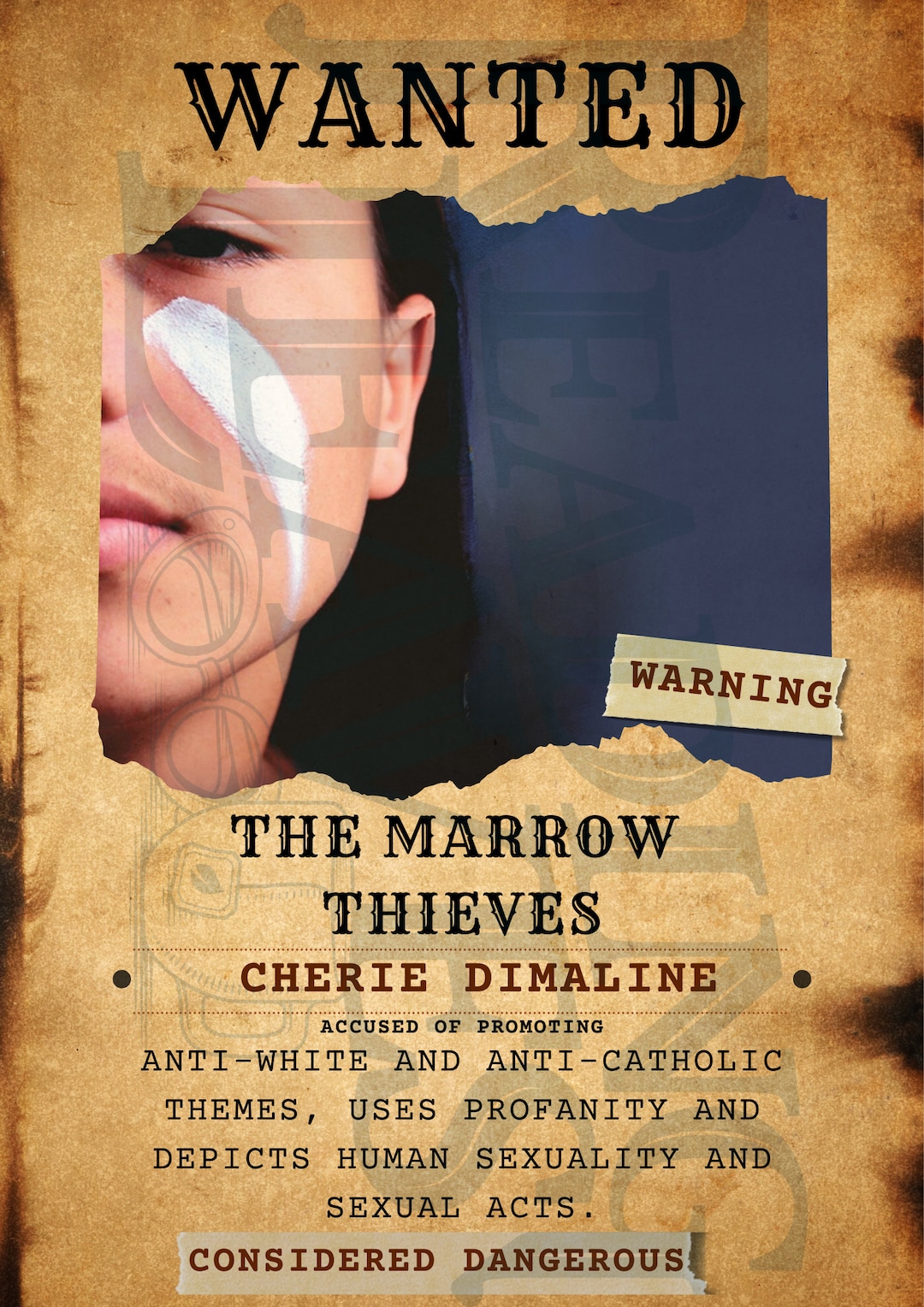 The Marrow Thieves by Cherie Dimaline Wanted Poster PDF & PNG - Etsy