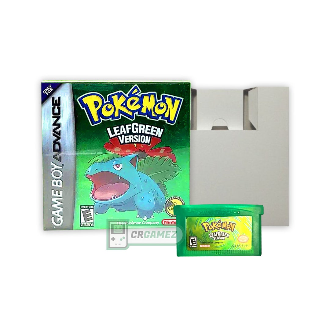 GBA Boxed Vintage Game Pokemon Leaf Green Version Gameboy - Etsy