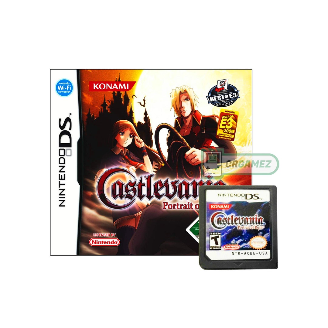 NDS Vintage Game Castlevania: Portrait of Ruin for Nintendo - Etsy