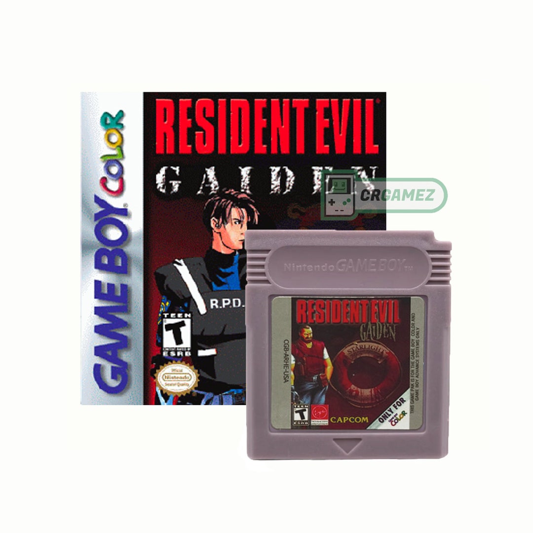 GBC Vintage Game Resident Evil Gaiden Gameboy Color, Advance Cartridge ...