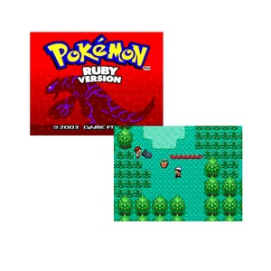 GBA Vintage Game Pokemon Ruby Version Gameboy Advance - Etsy