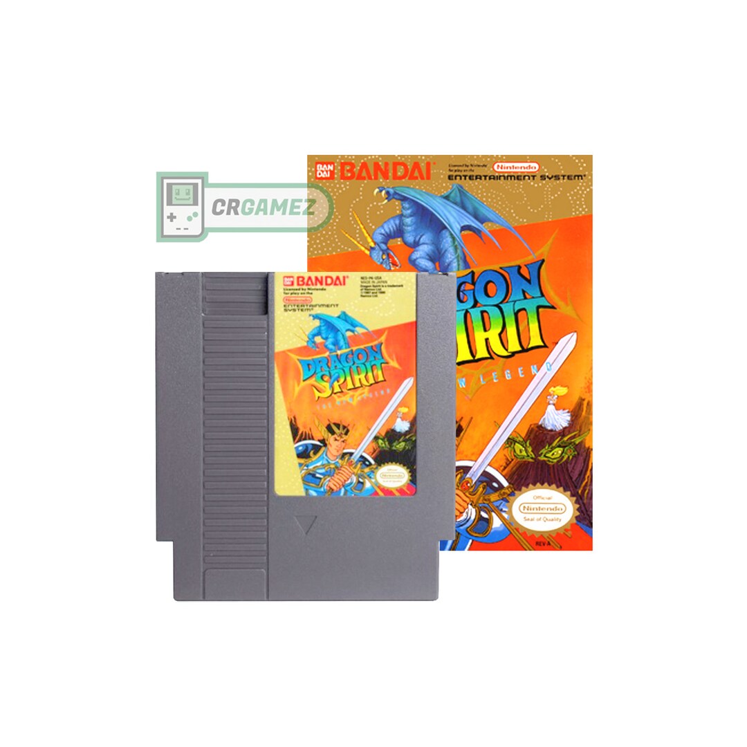 NES Vintage Game Dragon Spirit the New Legend 1987 for Nintendo NES ...
