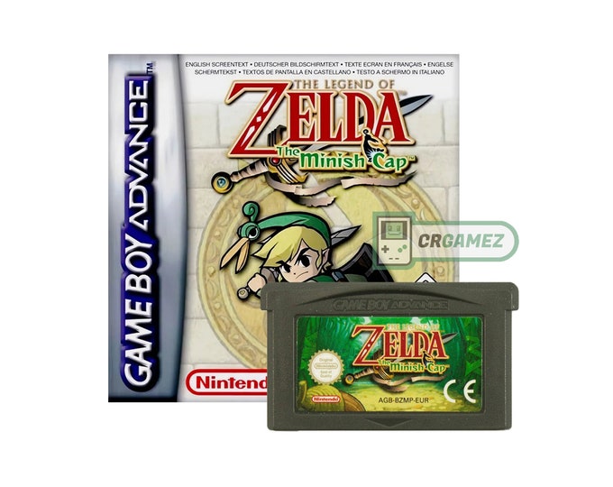 Wooden the Legend of Zelda: the Minish Cap for the Gameboy - Etsy