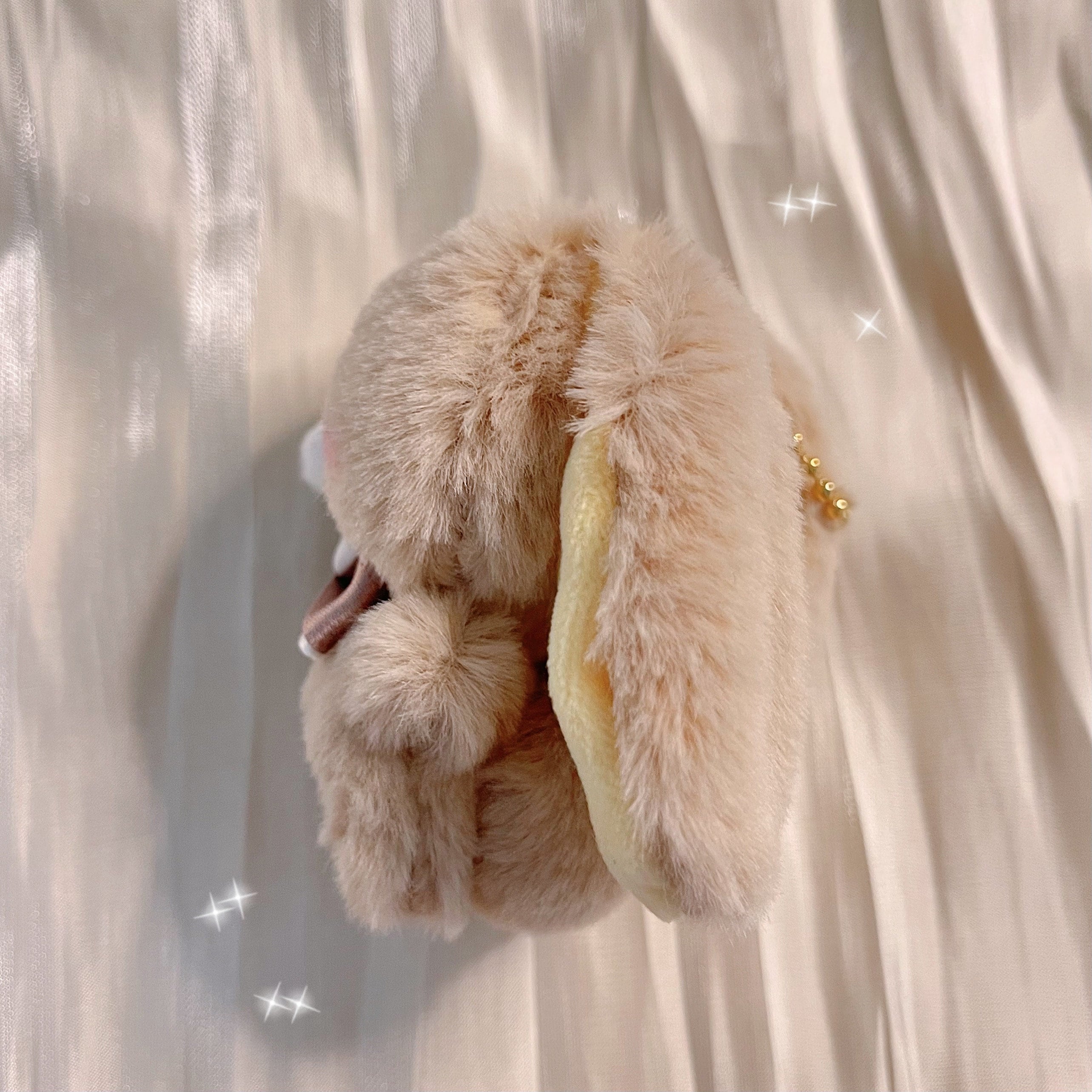 Plush Fluffy Soft Bunny Rabbit Keychain | Cute Kawaii Anime Doll Gift ...