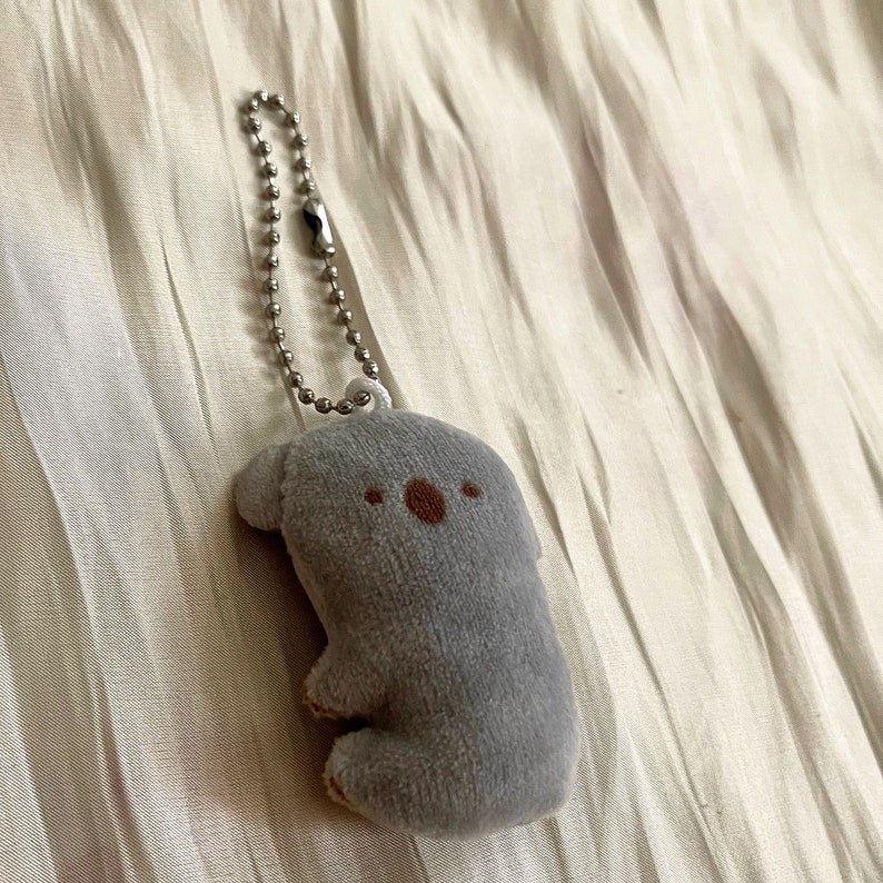 Kawaii Koala Plush Keychain | Cute Animal Charm Accessory | Anime ...