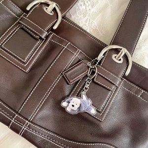 Kawaii Plushie Puppy Acrylic Keychain | Cute Sheep Dog Charm Accessory ...
