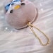 Kawaii Cute Fluffy Duck Keychain | Blushing Animal Plushie With Bow ...