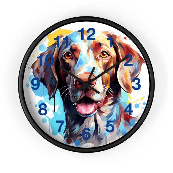 Dog Head Wall Clock - Etsy
