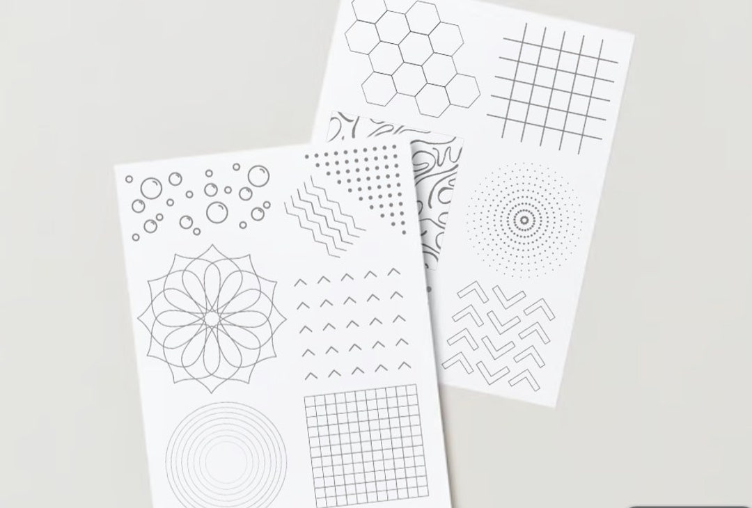 Printable Doodle Pages, Scribbles, Lines, Boredom, Fidget, Coloring ...