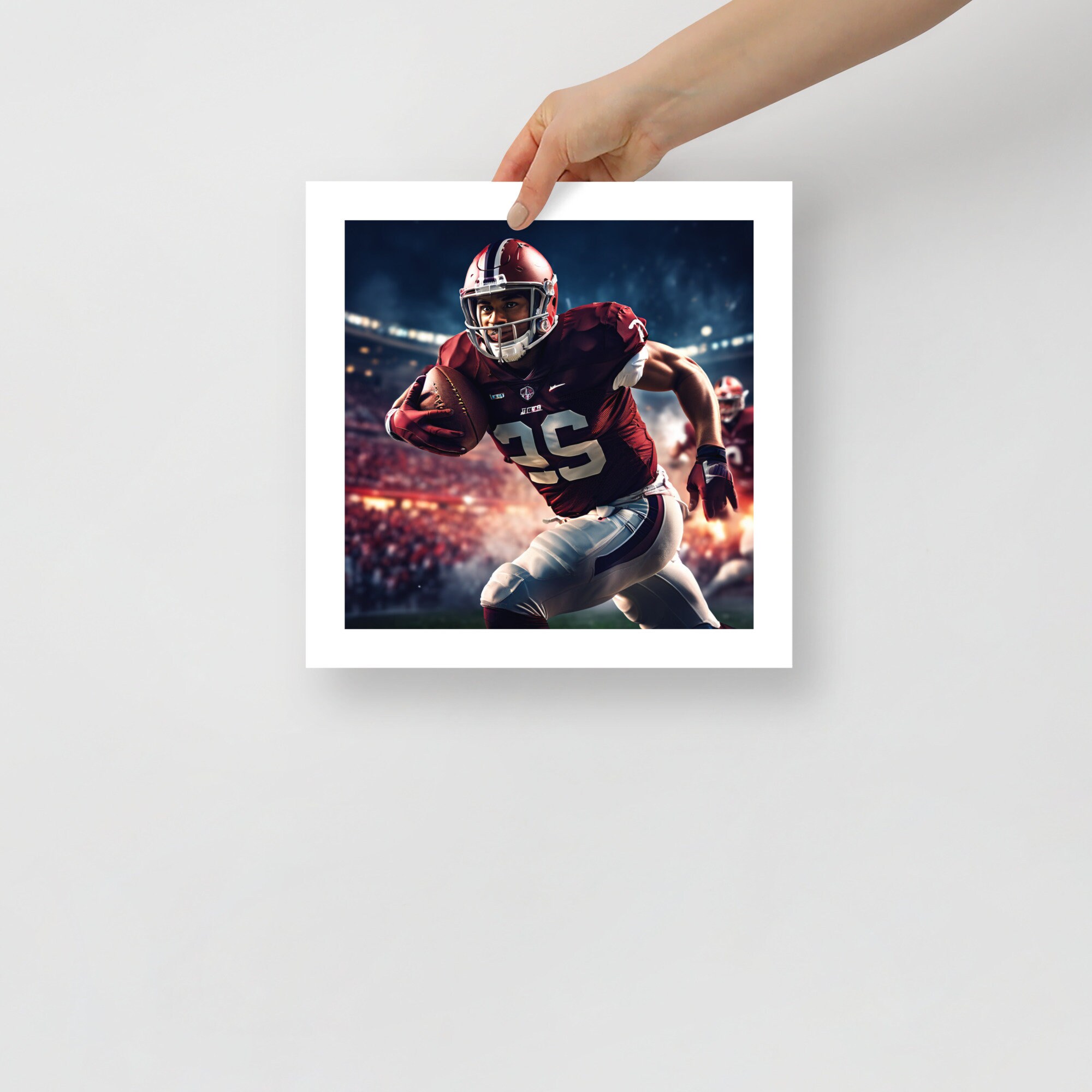 NFL American Football Team Poster, Sports Wall Art, Fan Cave Decor, Man ...