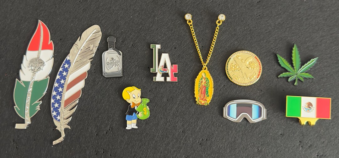 Hat Pins, Hat Chain, Hat Blip Clip and Feather - Etsy