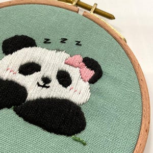 Embroidery Panda Embroidery Kit - DIY Craft Kit With All Materials and ...