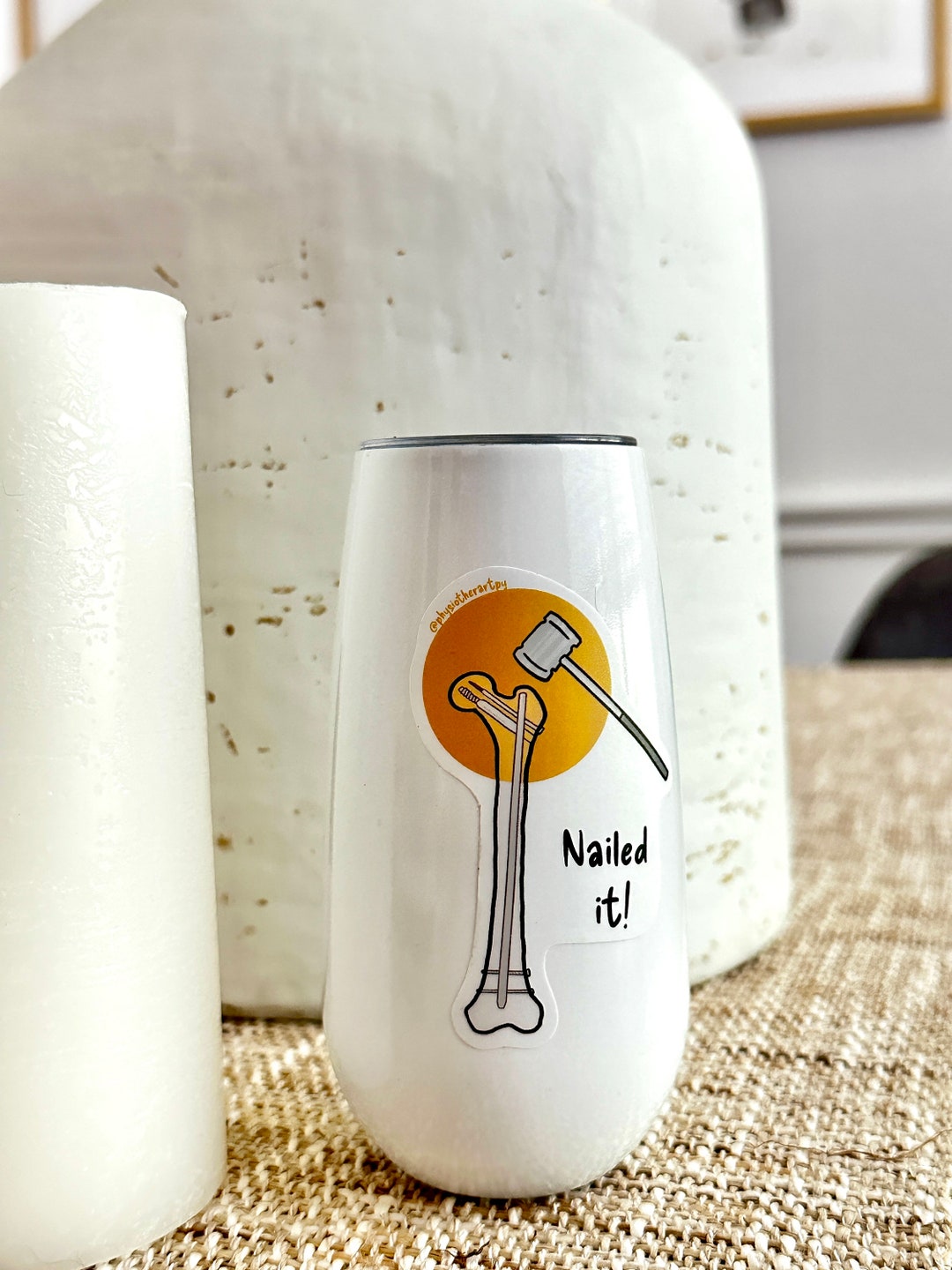 Physical Therapy Hip Surgery Sticker / Orthopedic Surgeon Novelty Gift ...