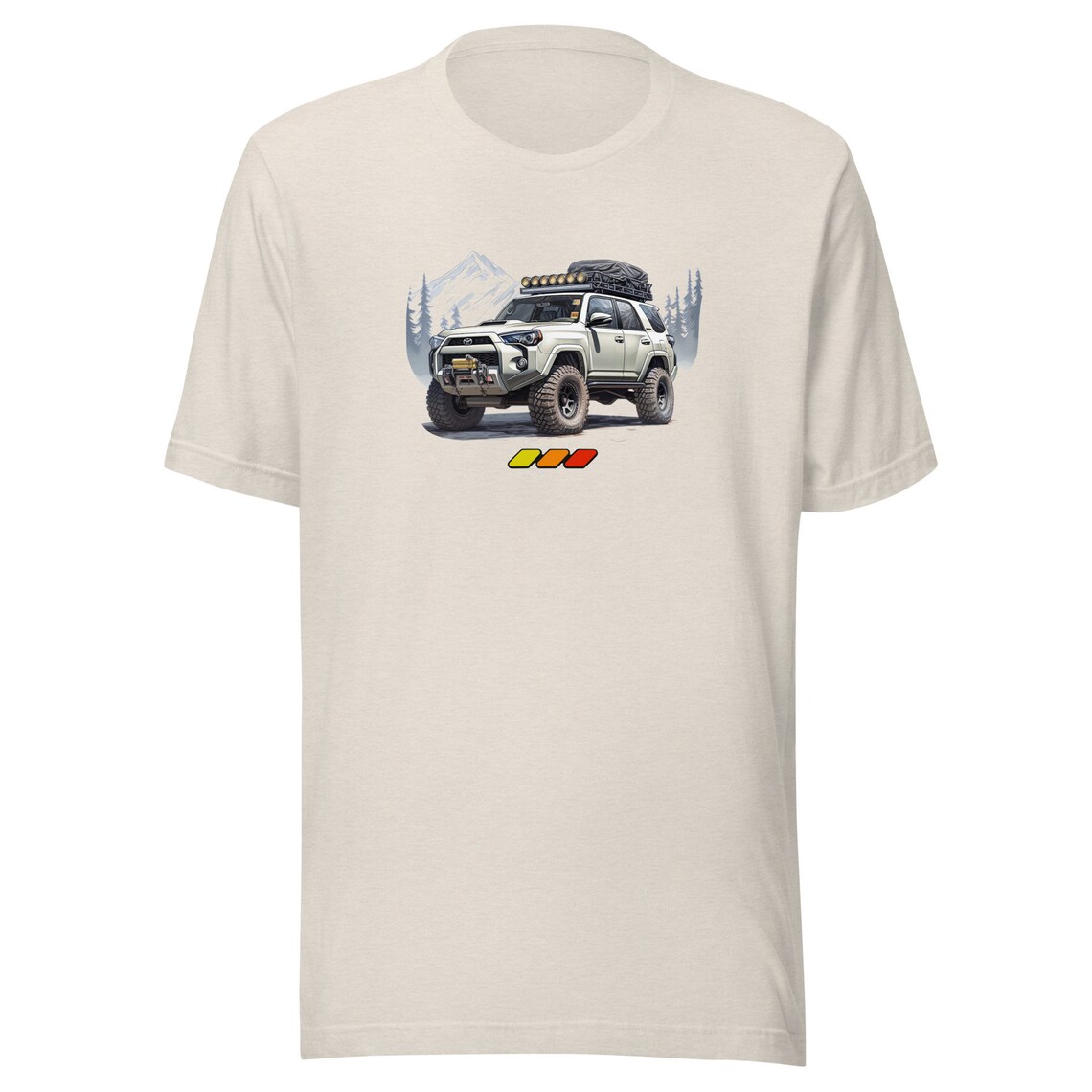 4runner TRD Heritage Retro Overland 4x4 Offroad Adventure Men's T-shirt ...
