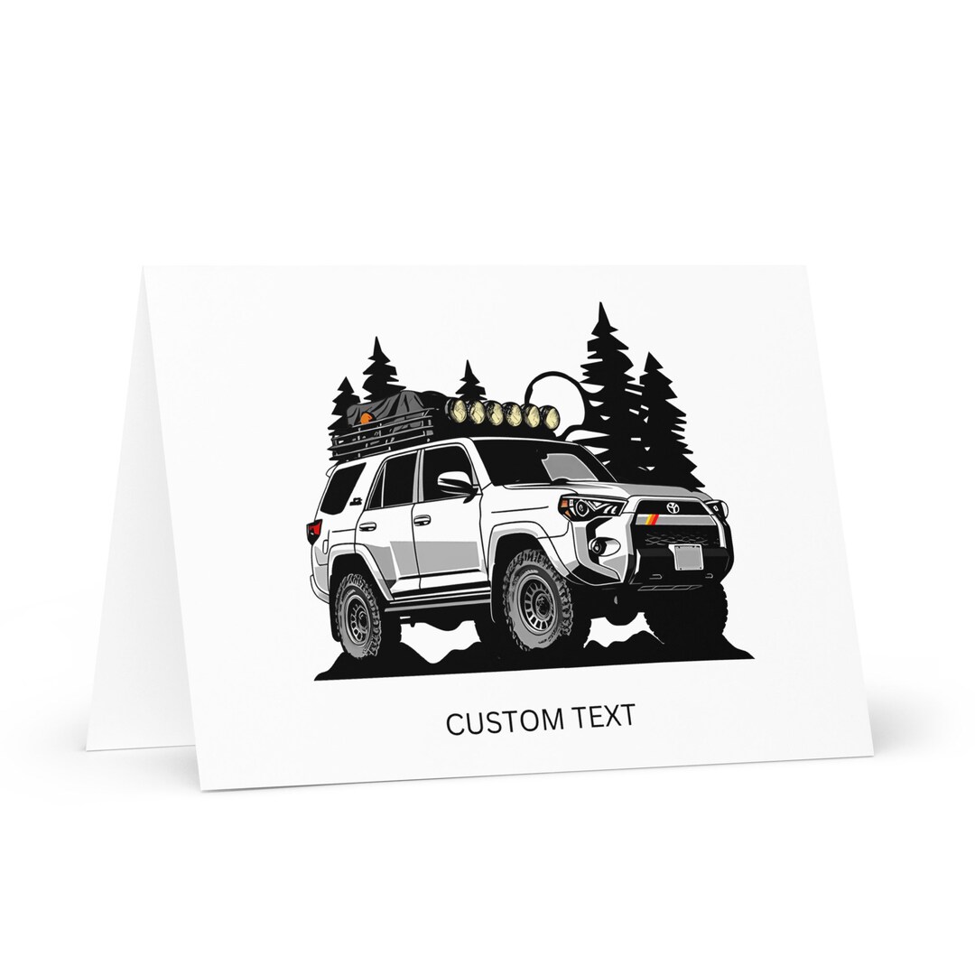 4runner SUV Overland Offroad Birthday Card Greeting Card - Etsy