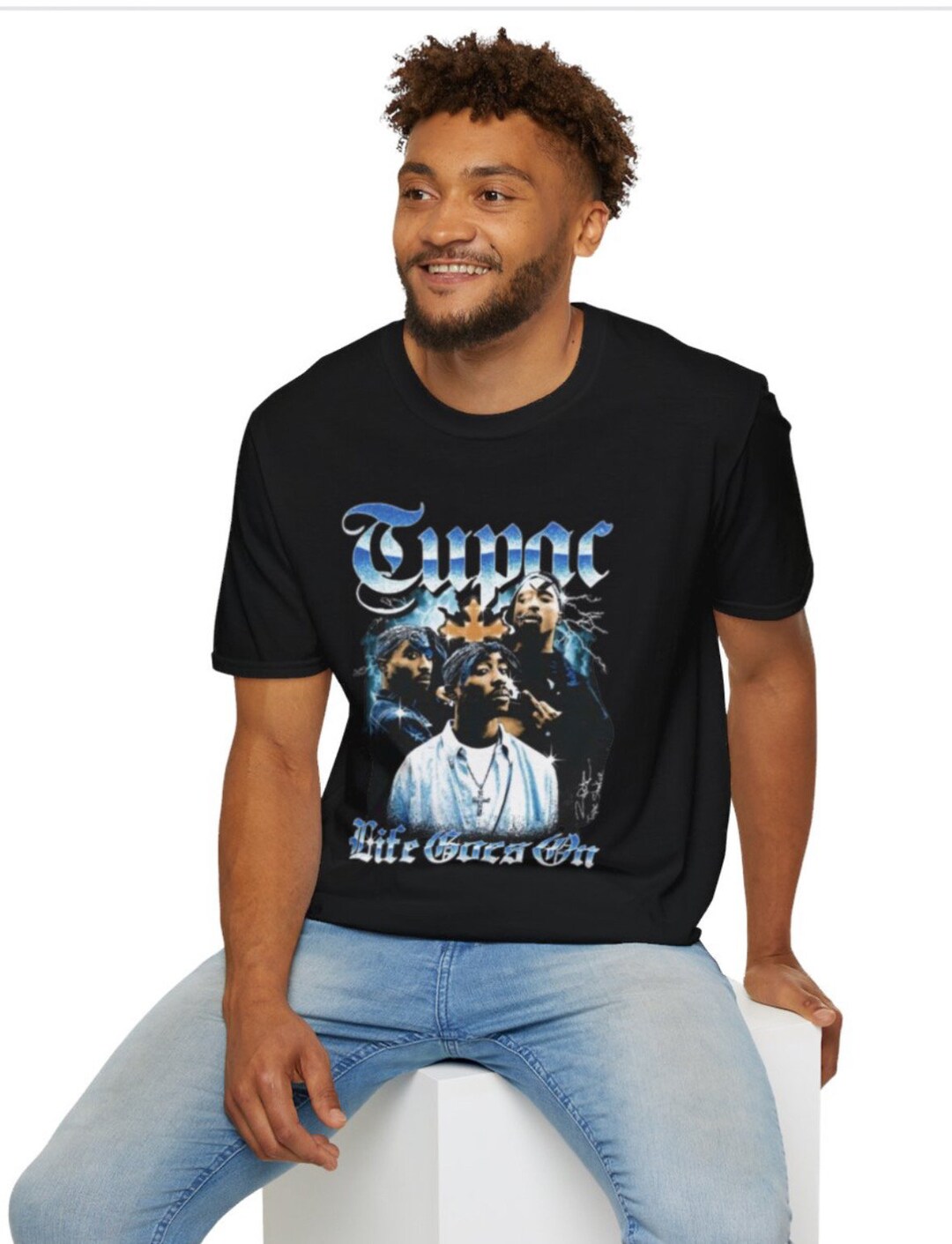 Vintage Tupac life Goes On T-shirt Classic Hip Hop Apparel - Etsy