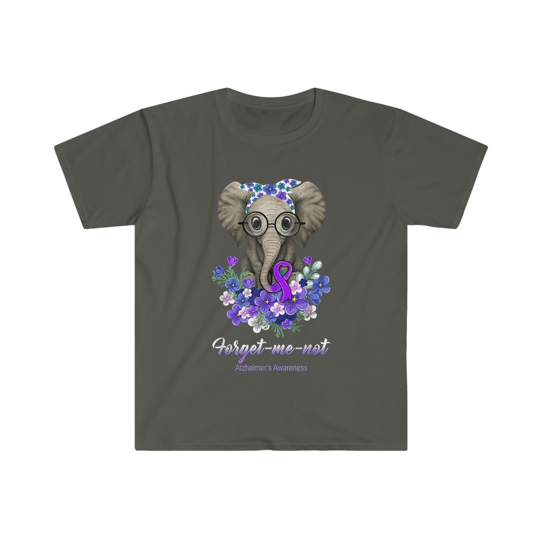 Alzheimer's Awareness Forget Me Not T-shirt - Etsy
