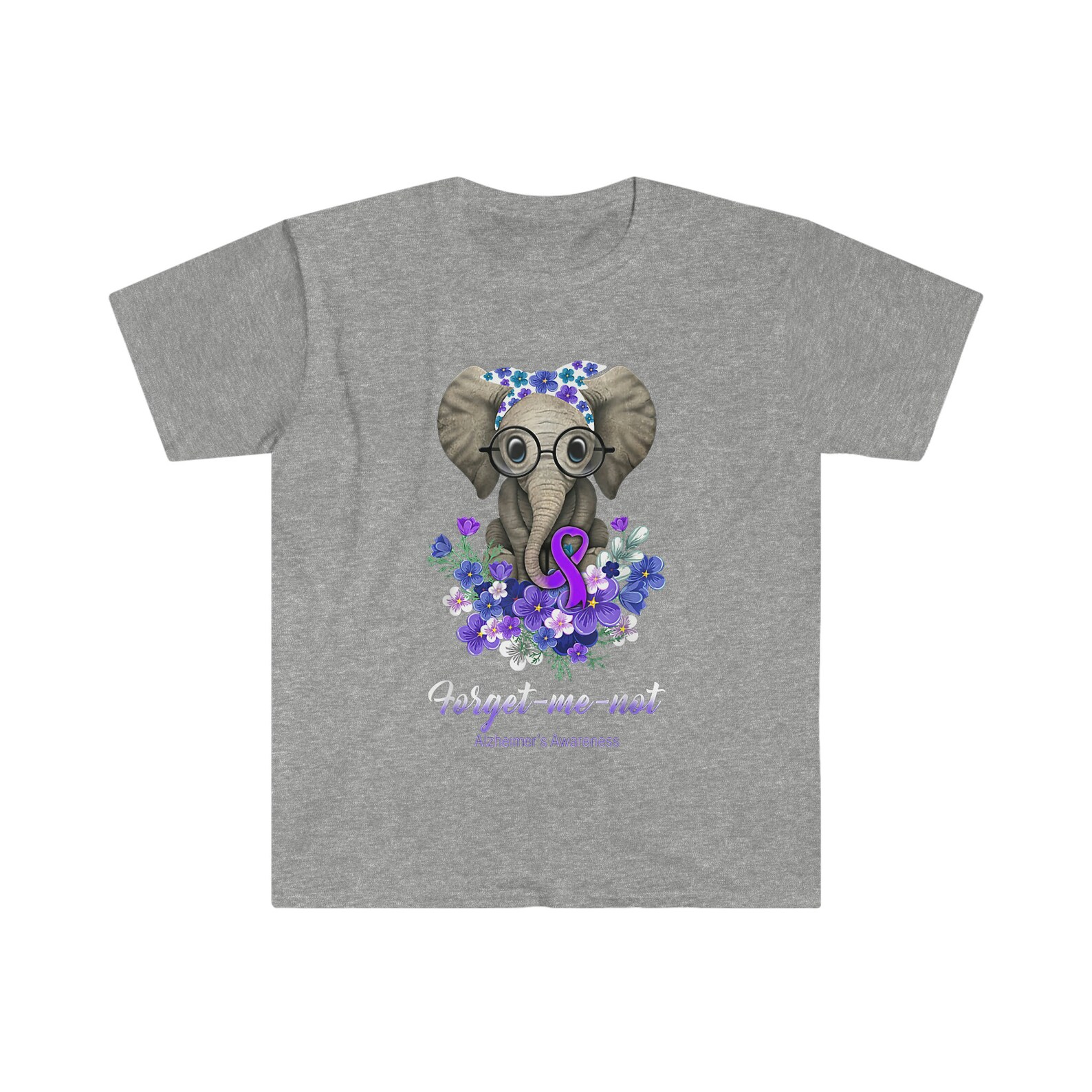 Alzheimer's Awareness Forget Me Not T-shirt - Etsy