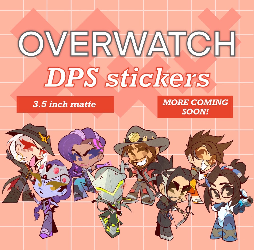 Overwatch DPS Stickers // OW2 - Etsy